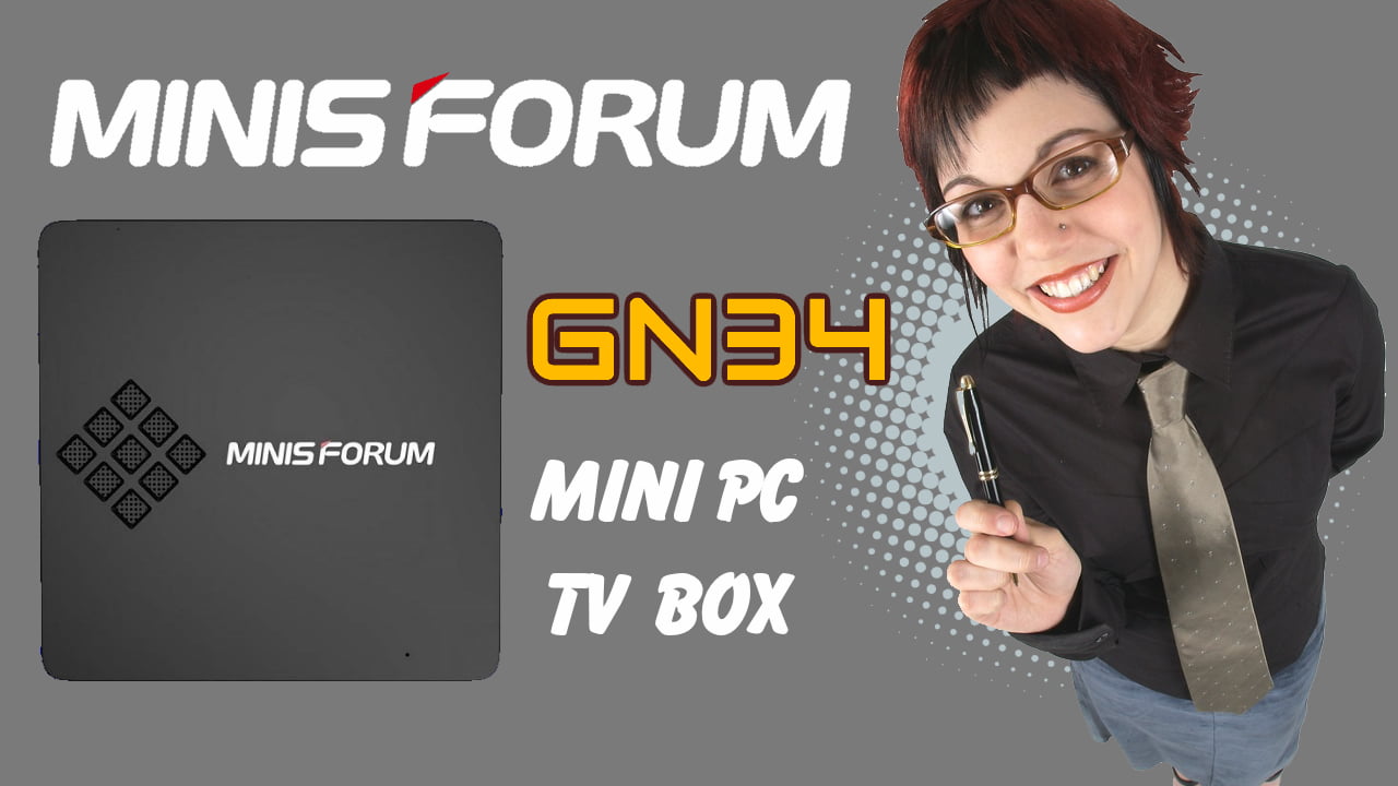 Minisforum GN34 Intel Windows 10 Mini PC Review - TV Box Stop