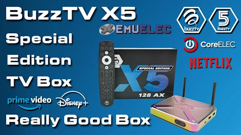 BuzzTV X5 128AX Special Edition TV Box Wow! - TV Box Stop